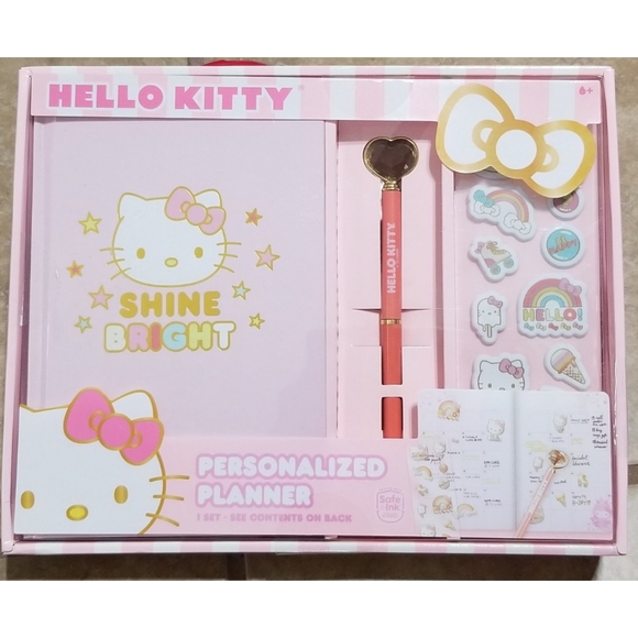 Hello Kitty | Office | Sanrio Hello Kitty Personalized Planner Set ...